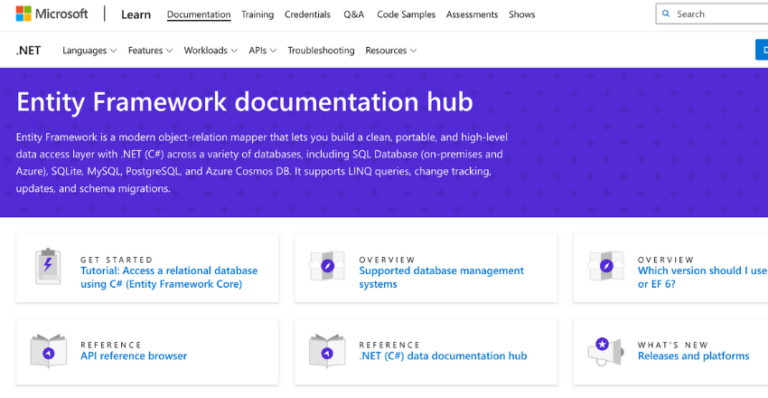 The best .NET Core ORM framework