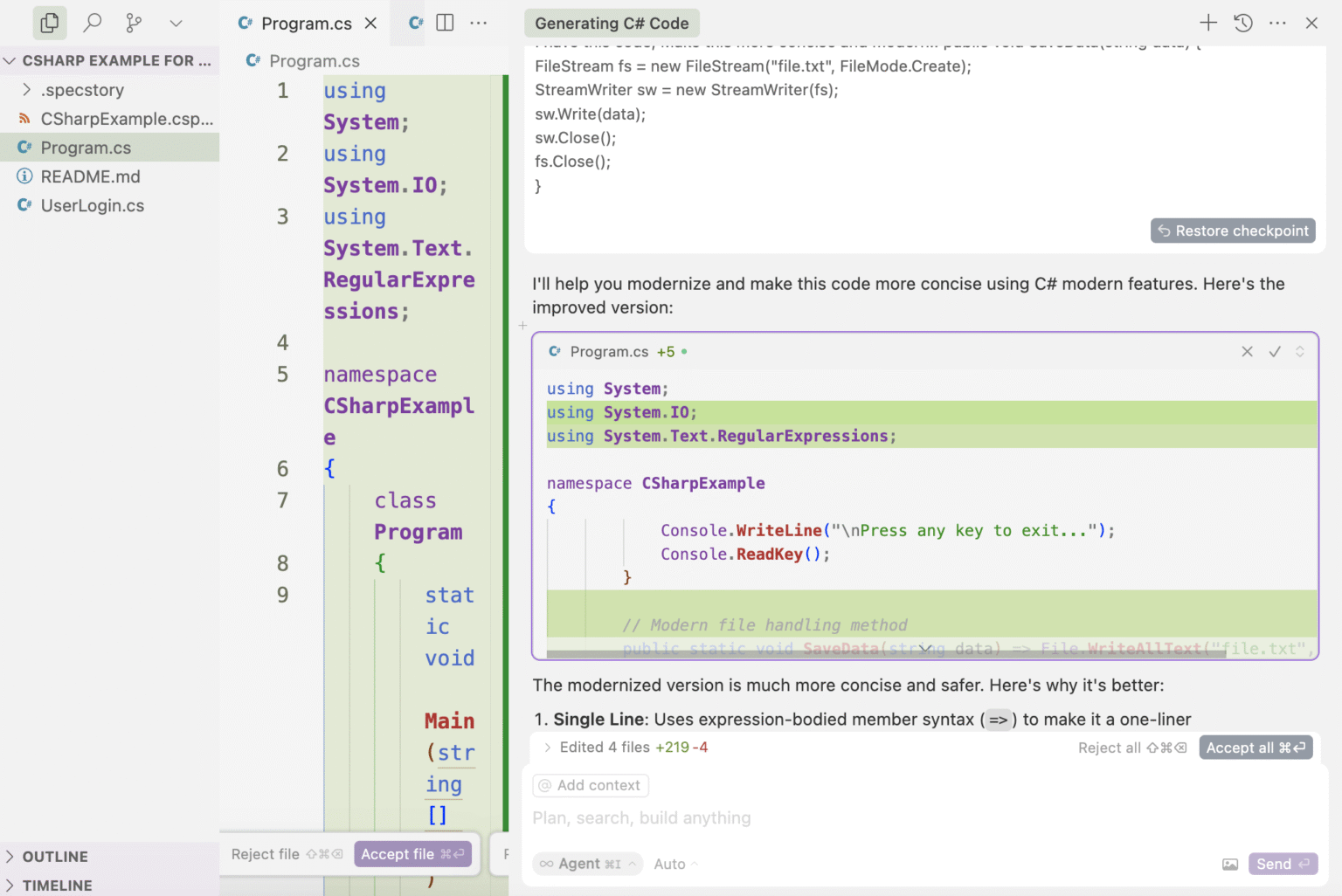 How to Use Cursor AI to Write C# Code